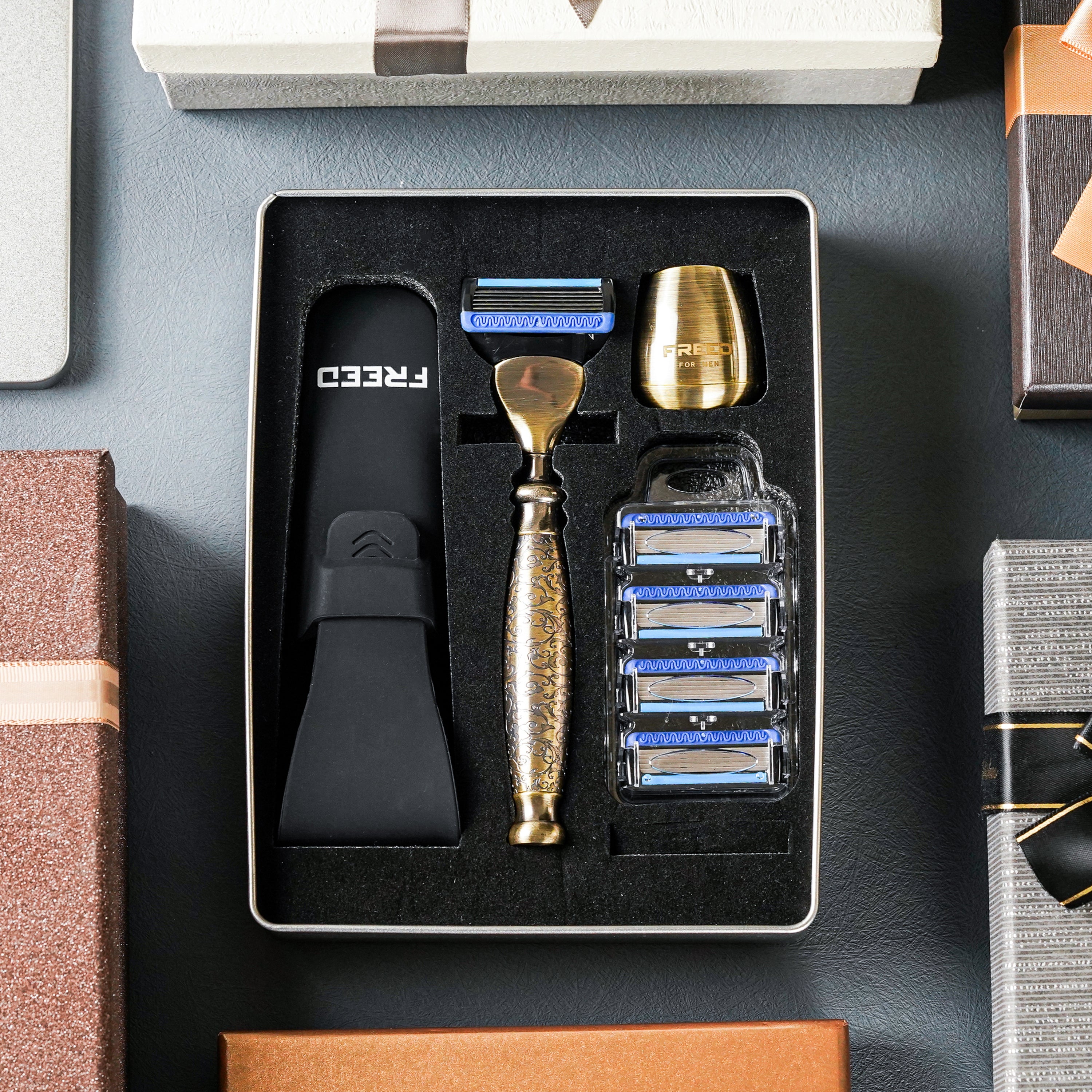 五刀式尊爵四件組禮盒 | 為旅途帶來優雅格調的隨行之選